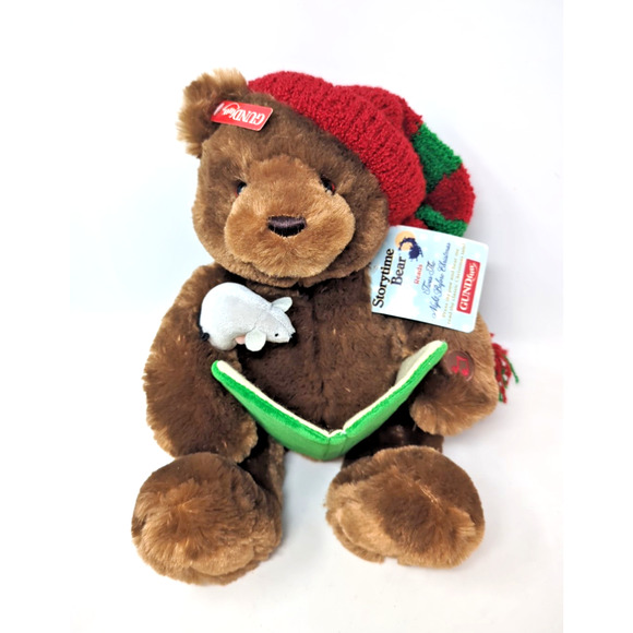 Gund | Holiday | Gund 207 The Night Before Christmas Story Time Bear ...